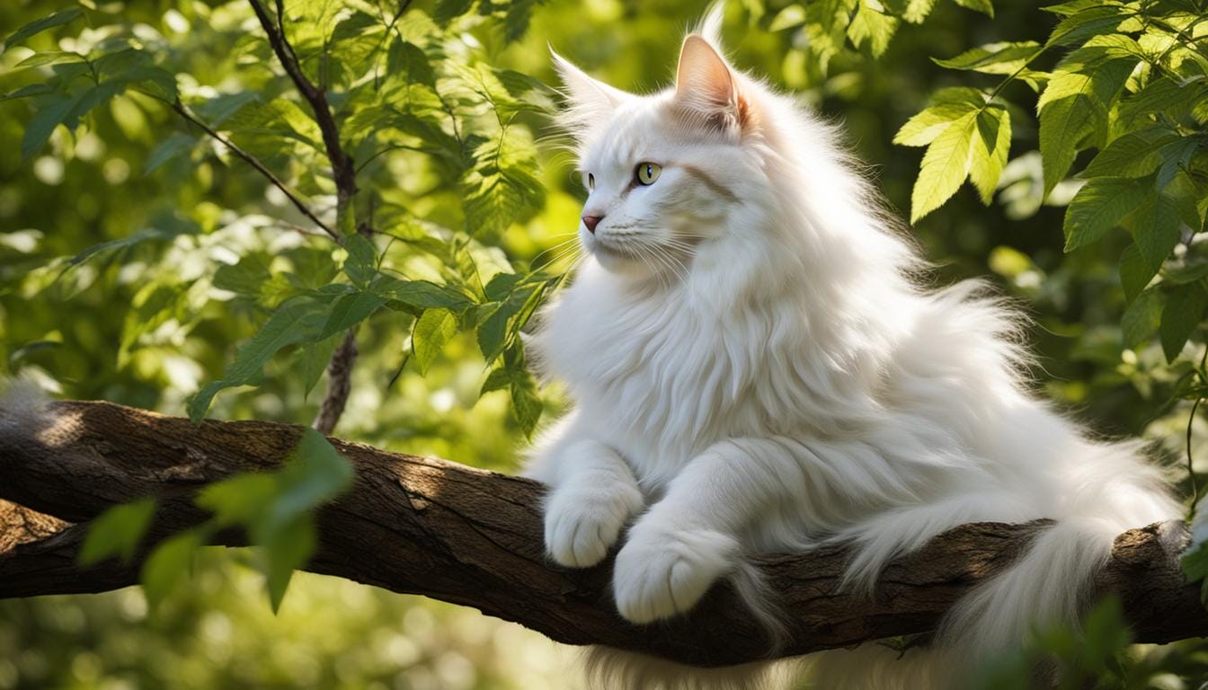 Découvrez le Maine Coon Blanc : Guide Complet et Informations